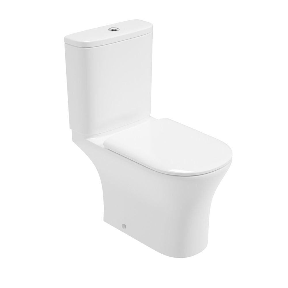 Peña Open Back Close Coupled Rimless Pan & Soft Close Seat