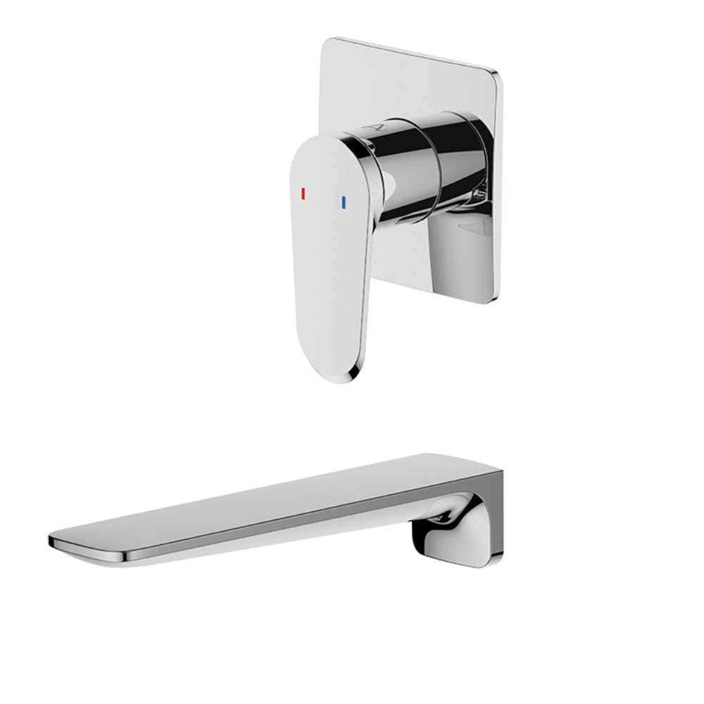 Fuse Wall Mounted Bath Filler Chrome