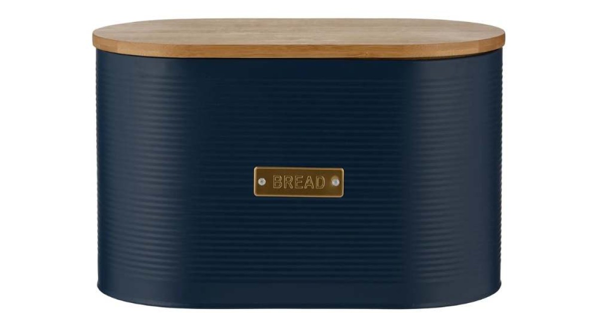 Otto Navy Bread Bin