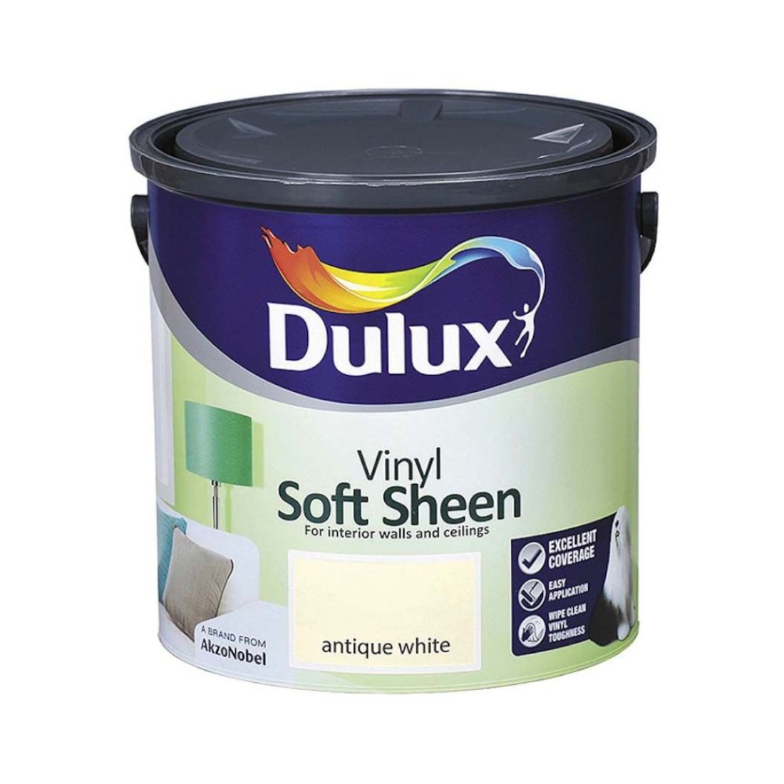 Vinyl Soft Sheen Antique White 2.5L