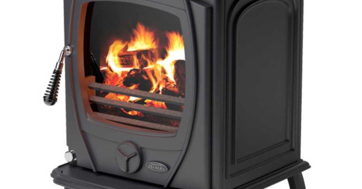 Aoife 7.3KW Eco-Solid Fuel Stove - Matt Black
