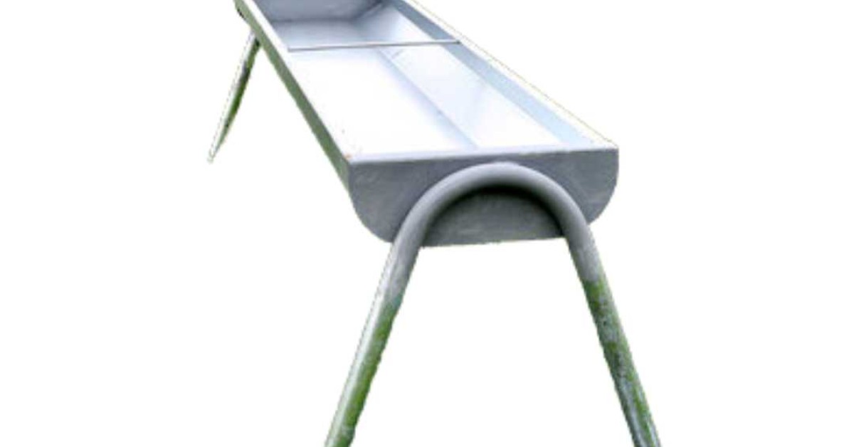 8ft Galvanised Trough