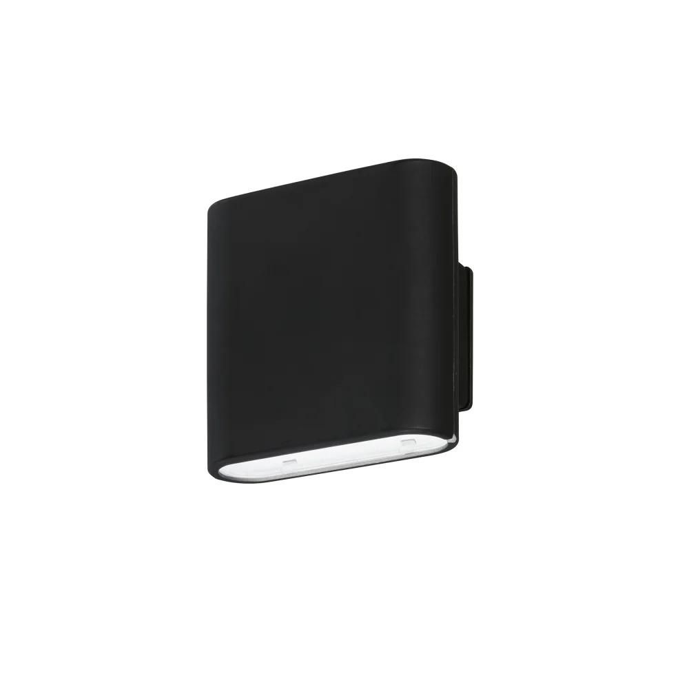 Easy Magnetics 2 Light Outdoor Wall Light LED w/ Motion Sensor | Black